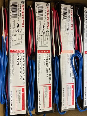 10 PACK LED DRIVER GE LIGHTING, 2 LED LAMP UL TYPE A LED-ET8/DR/2L 21418 | eBay