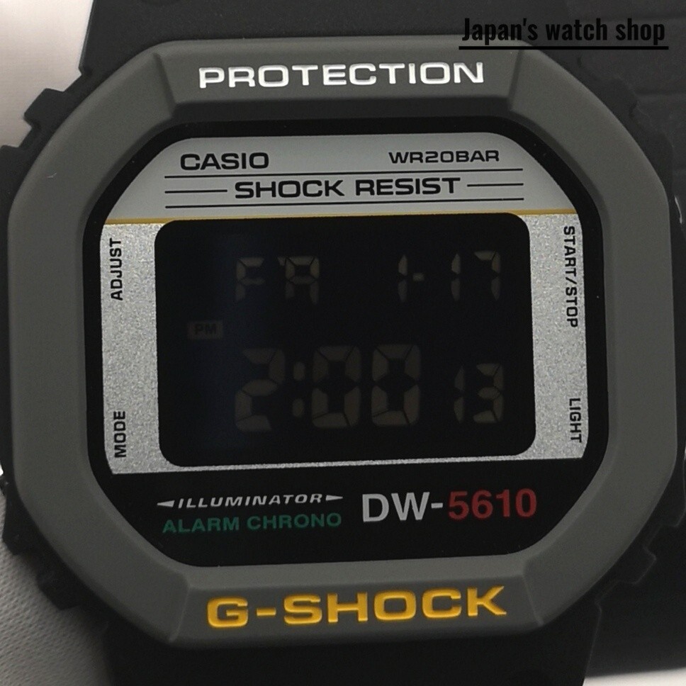 CASIO G-SHOCK DW-5610MT-1JF Gray MixTape Multicolor Model Men's Watch ...