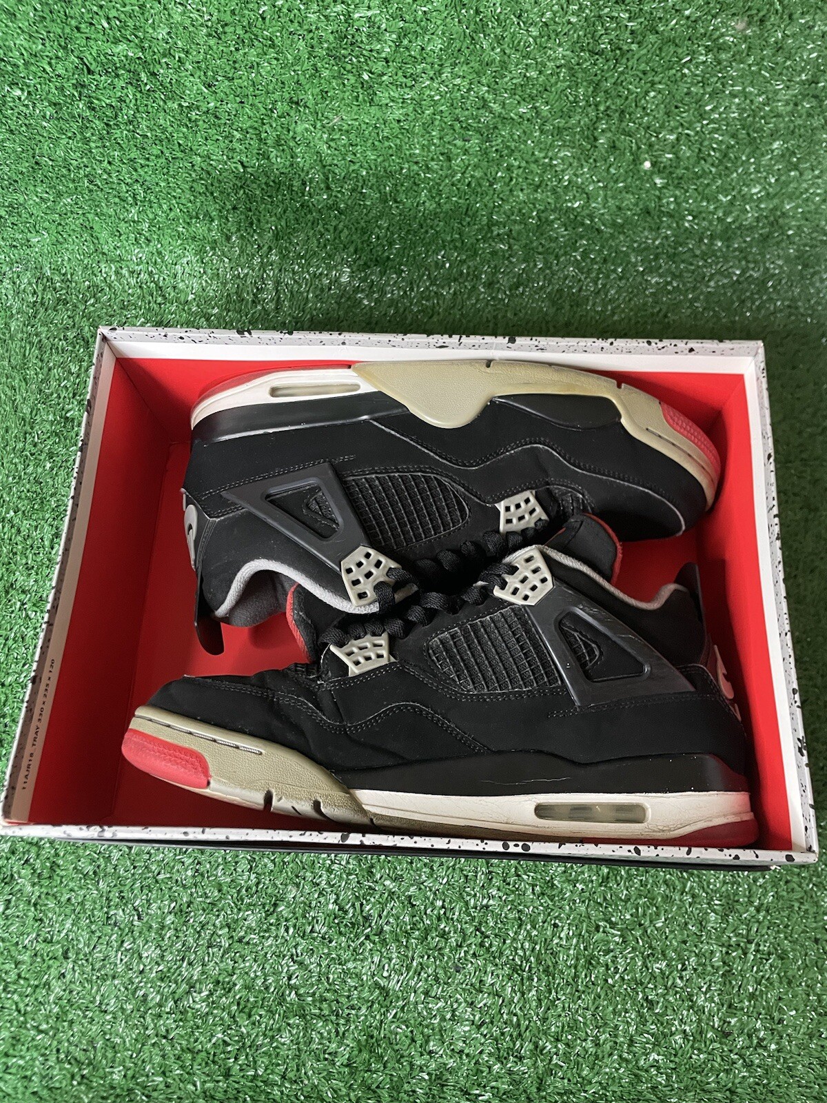 Size 10 - Jordan 4 Retro OG Mid Bred 2019- Replaced laces 192499457554 ...