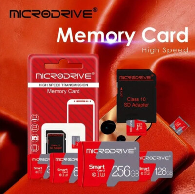 Microdrive SD Memory Card With Adapter High Speed Class 10 4GB -512GB ...