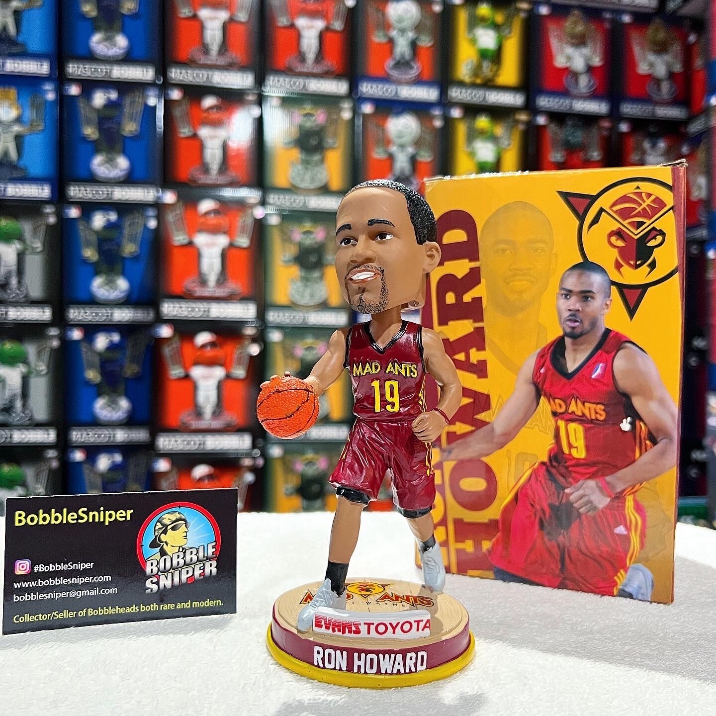 RON HOWARD Fort Wayne Mad Ants Limited Edition "Promo" SGA Bobblehead ...