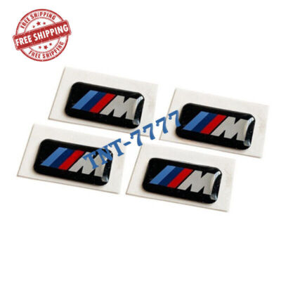 E38 M Wheel Emblem Genuine OEM BMW 740i 750i 7 series, SET OF 4 ...
