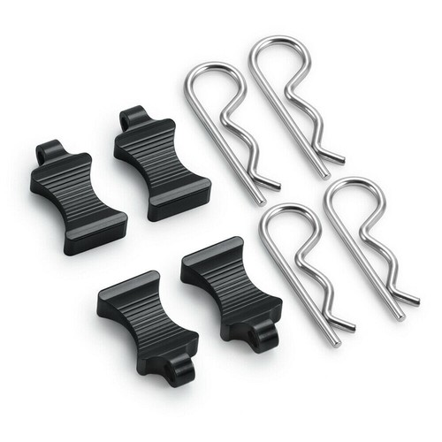 4Pack Black Body Shell Clips With Mount For Axial SCX6 AXI05000 1/6 RC ...