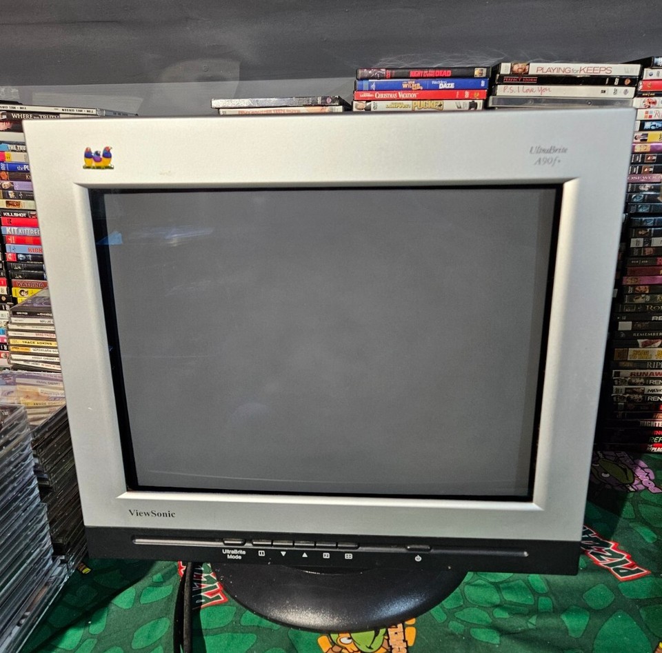 Viewsonic A90F+ CRT Monitor Great Used Condition Vintage | eBay