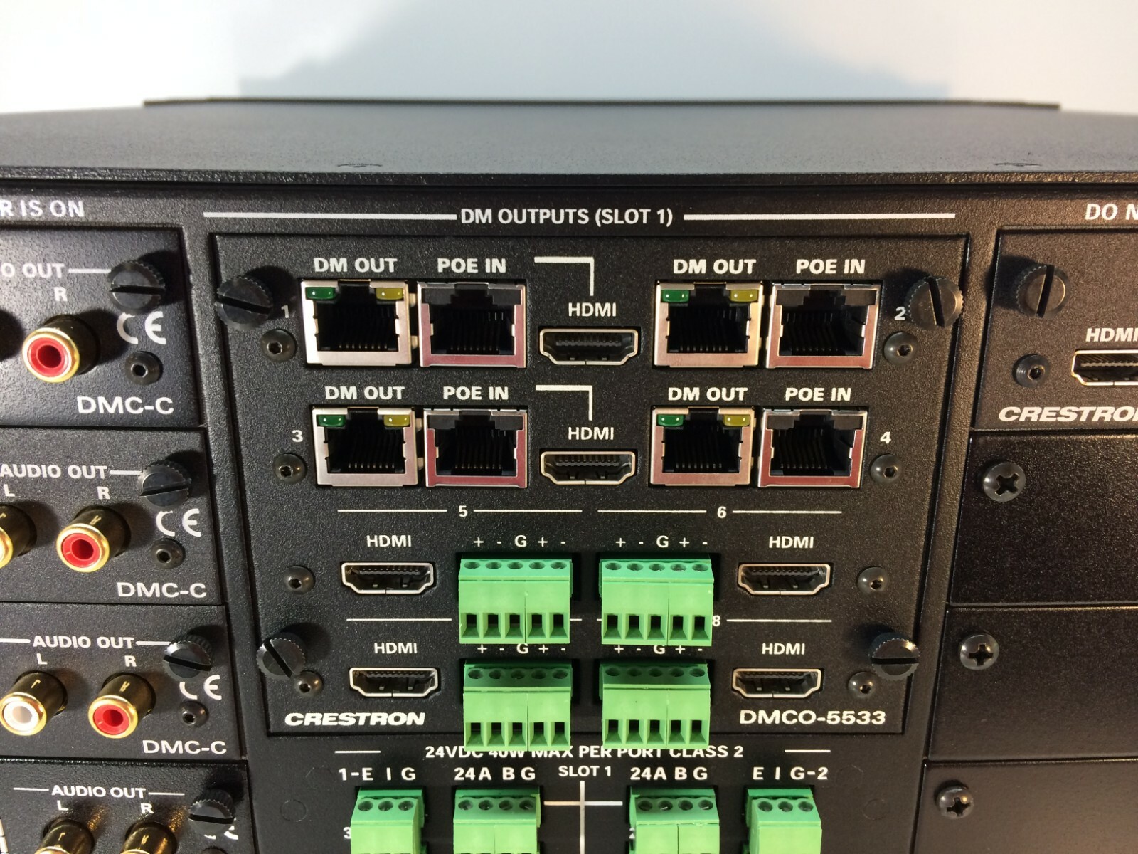 Crestron DM-MD16X16 Media Matrix Switcher w/ DMCO-5533, 3x DMC-HD, 6x ...