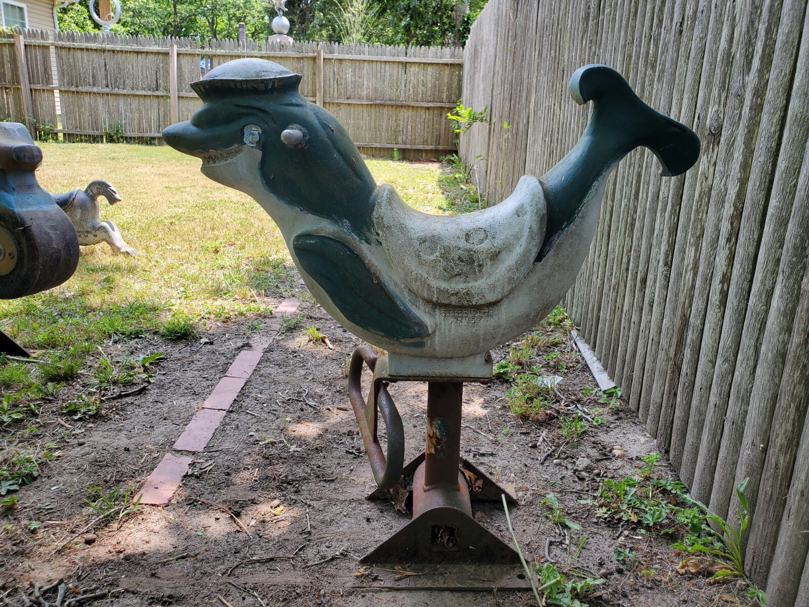 Vintage Playground Spring Ride SADDLE MATES GAMETIME Dolphin | eBay