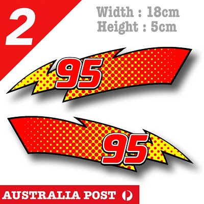 Lightning Mcqueen Logo Stickers