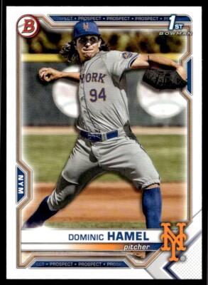 2021 Bowman Draft Dominic Hamel G319 New York Mets #BD-60 | eBay
