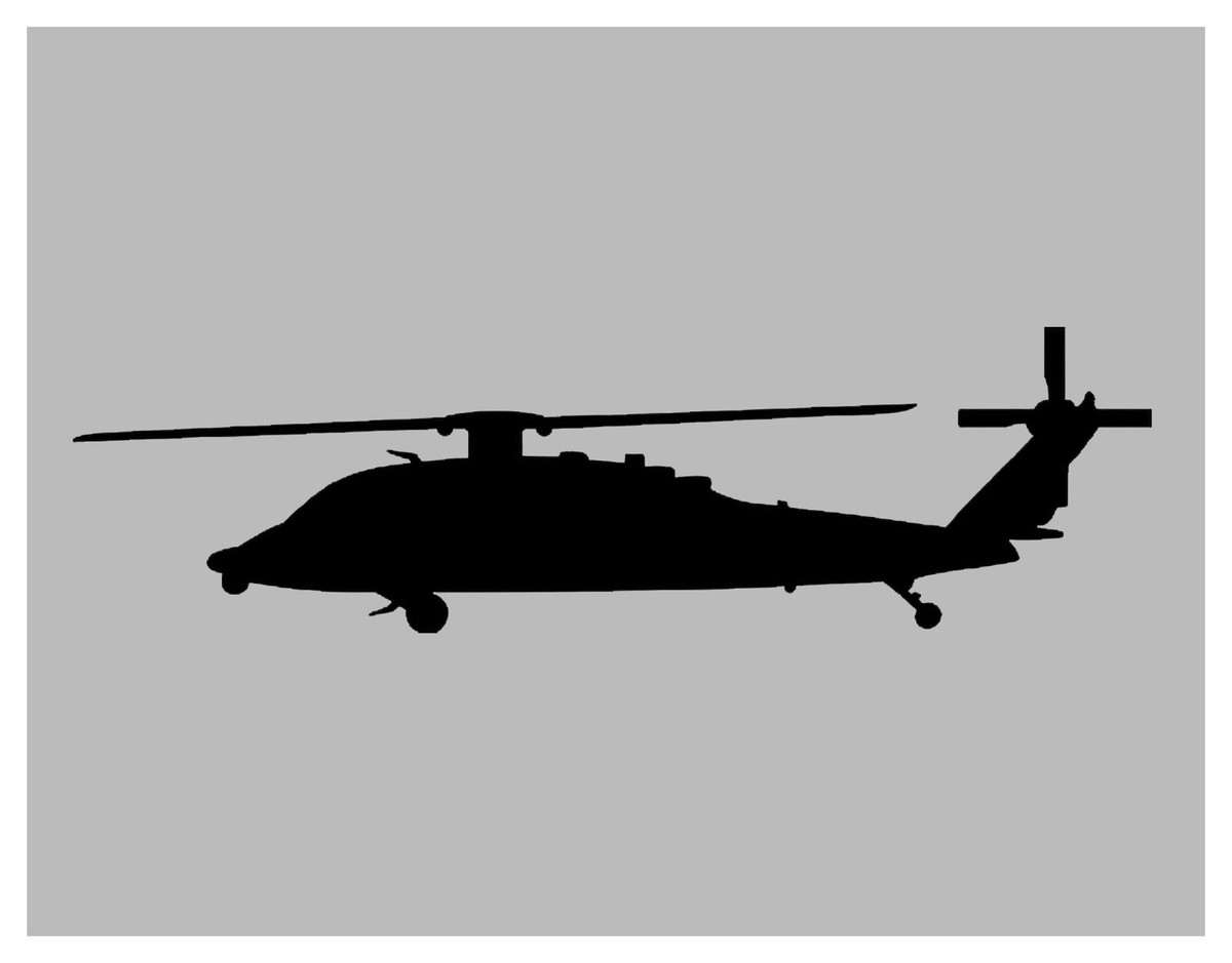 Blackhawk Helicopter Silhouette