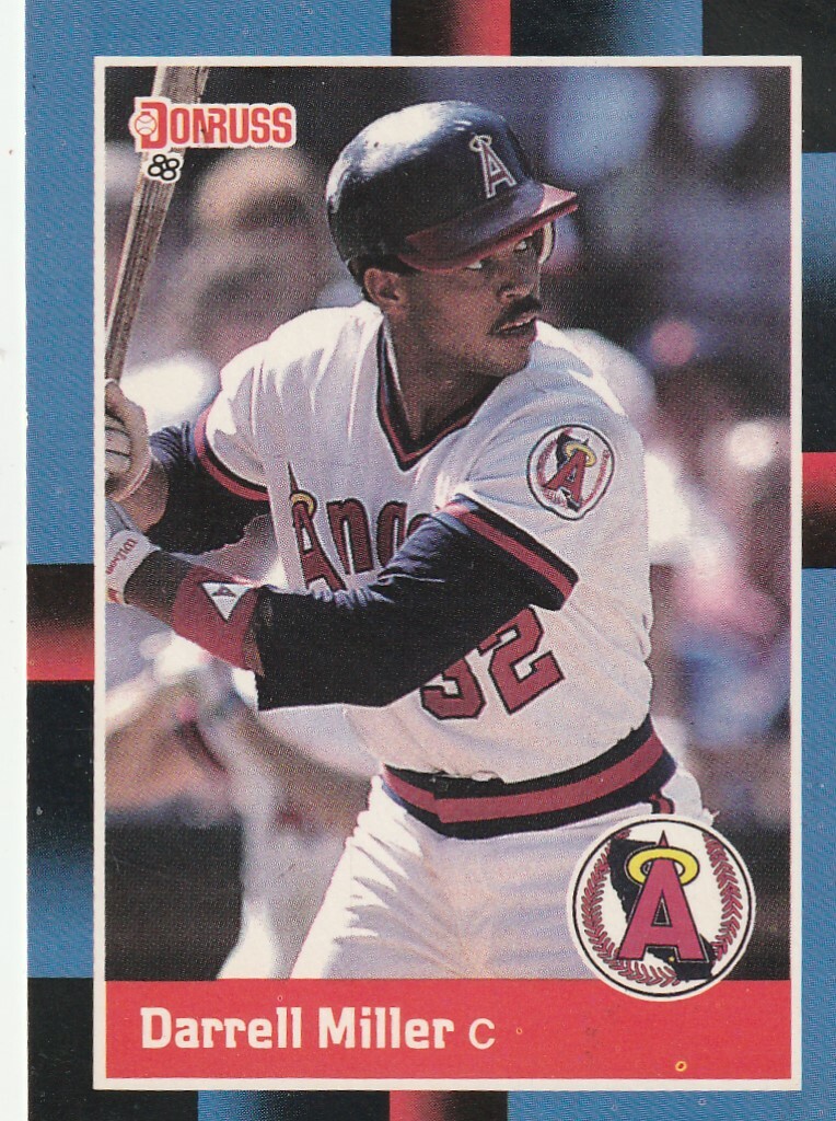 FREE SHIPPING-MINT-1988 Donruss Baseball Card #551 Darrell Miller ...