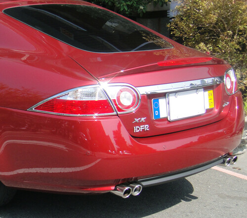 Chrome Tailight Trim Bezel Surrond Rim Cover For Jaguar XK8/XKR 06-14 ...