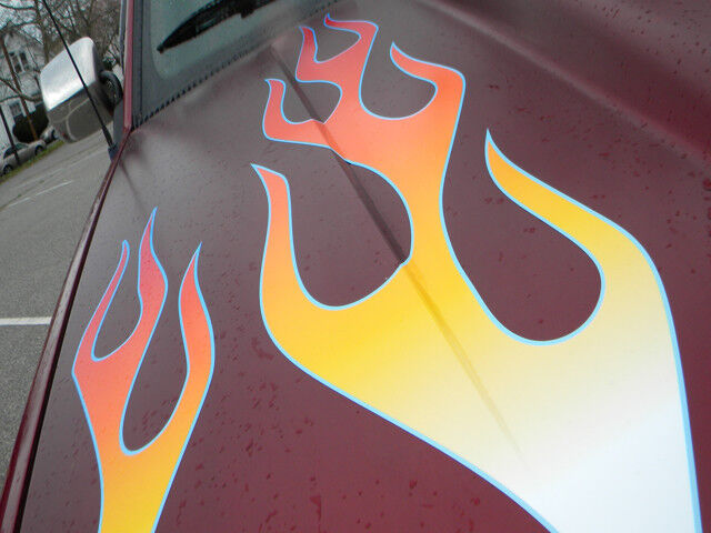 Universal Hot Rod Flame Decals 10pc Set for Chevy Ford Dodge Mopar Rat ...