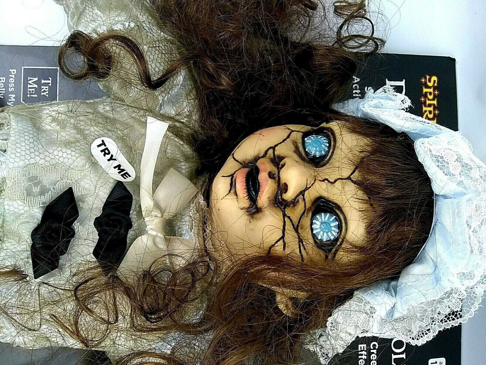 Decrepit Spooky Doll Voice Animated Talking Spirit Halloween Creepy ...
