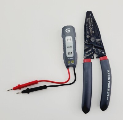 Klein Tools 1019 Kurve Wire Stripper Crimper Multi Tool + 110-220 AC/DC ...