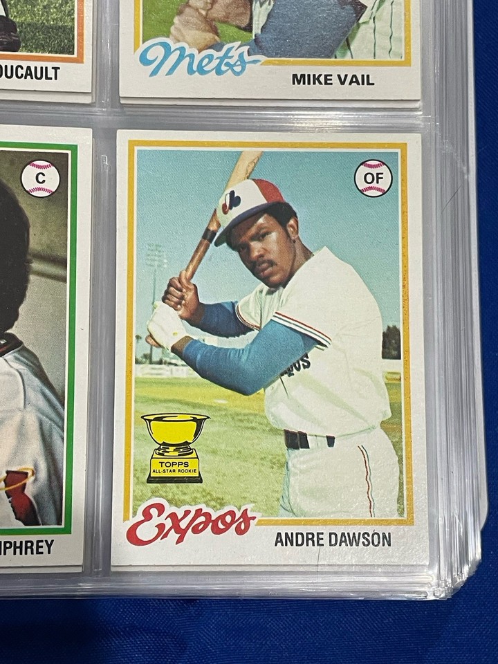 1978 Topps Baseball Complete Set 726 Great Center BVG Near/Mint to BVG ...
