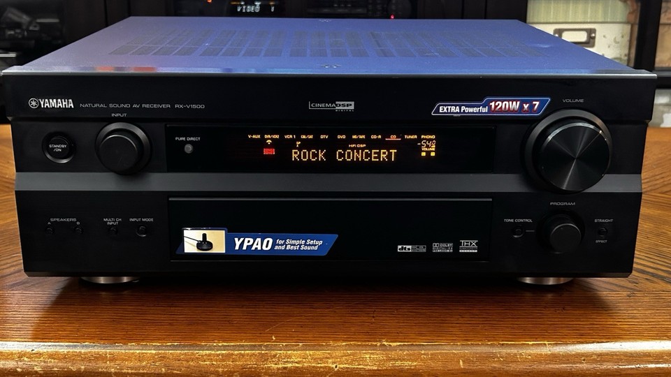 Yamaha Natural Sound RX-V1500 7.1 Channel Receiver Great Sound | eBay