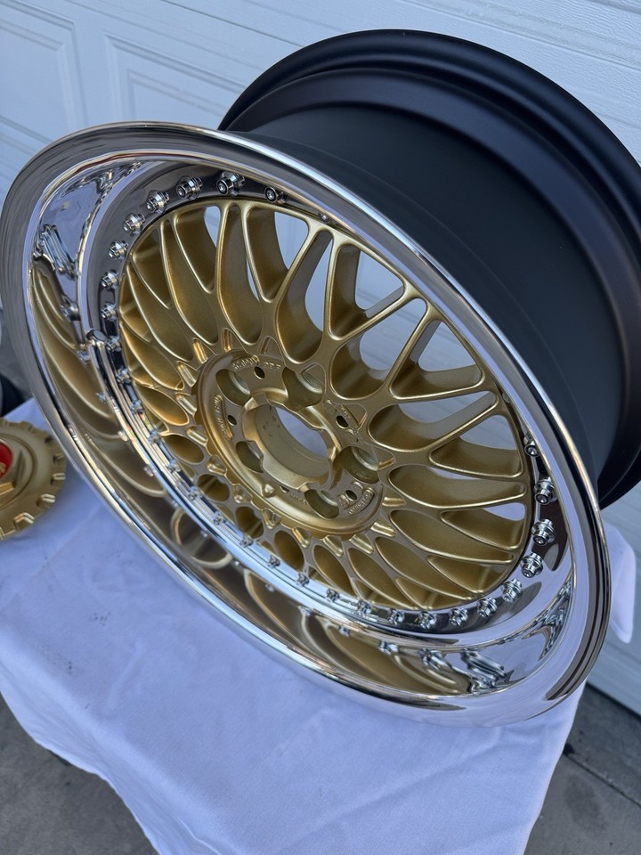 BMW 17x8 BBS Style 5 OEM Wheels E39 E46 E36 E34 E28 E30 M3 RC090 gold ...