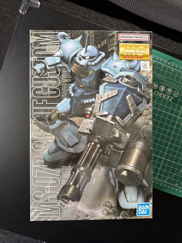 New Bandai Gundam MS-07B-3 Gouf Custom MG 1/100 Scale Model Kit USA ...