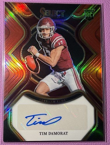 2023 Panini Select Draft Picks - Rookie Signatures Tim DeMorat #RS-TDE ...