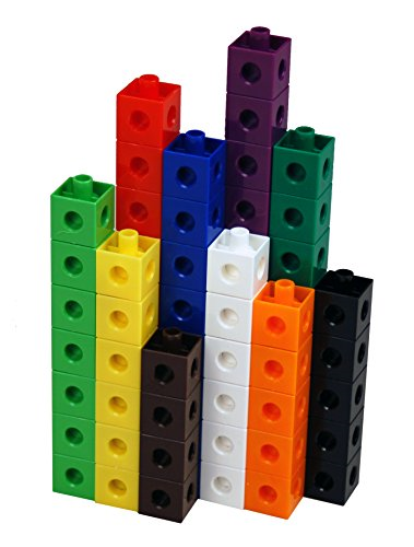 EDX Education Linking Cubes - in Home Learning Toy for Early Math - Set ...