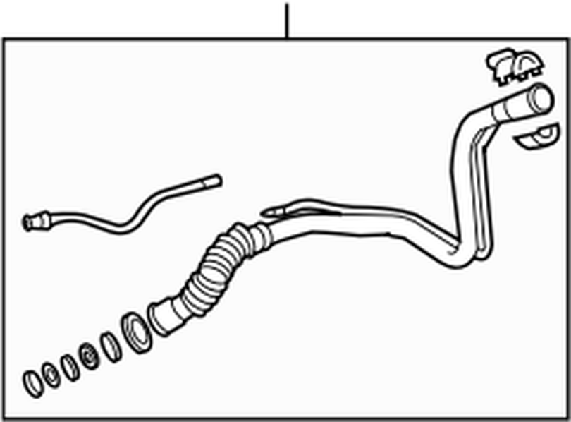 77201-33261 Toyota Pipe sub-assy, fuel tank filler 7720133261, New ...