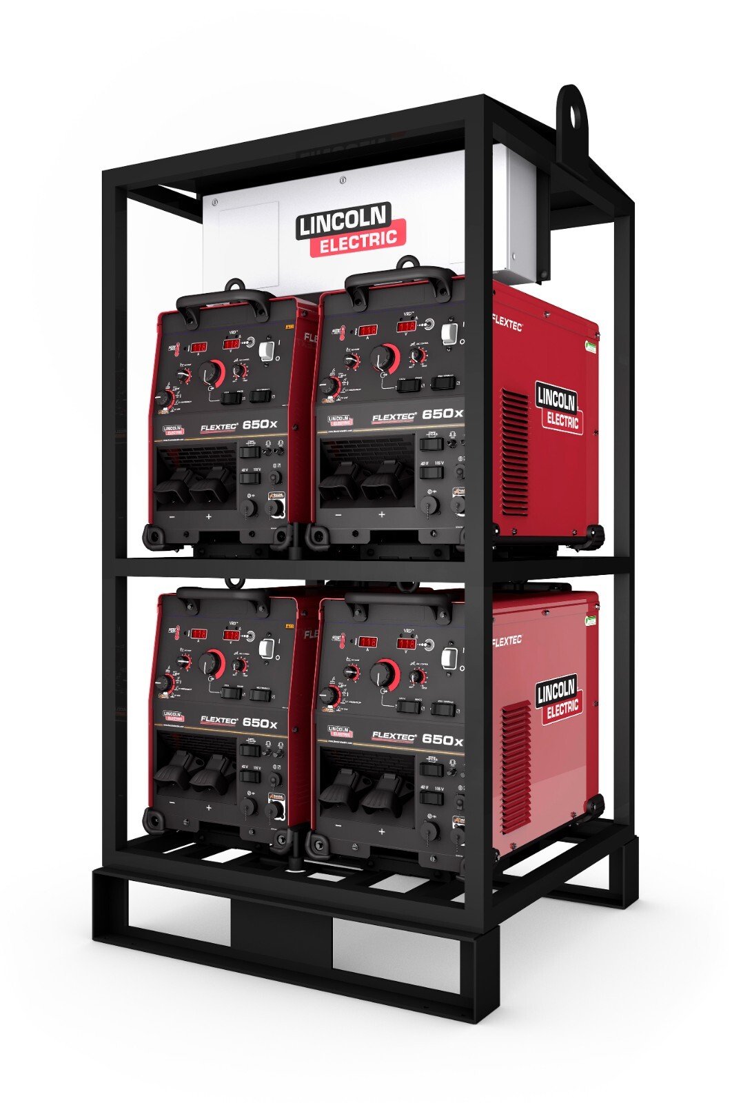 Lincoln Flextec 650X Multi-Process Welder CrossLinc 4-Pack Rack K3510-1 ...