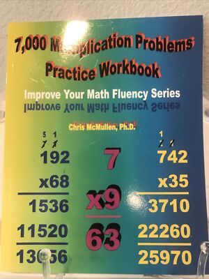 7,000 Multiplication Problems Practice Workbook: Improve Your Math ...