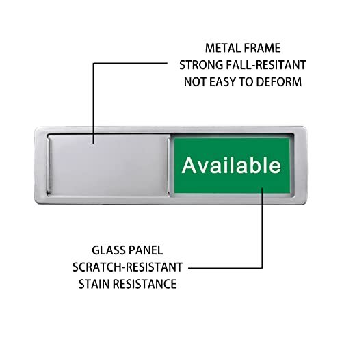 Available or In Use Sign,Vacant Occupied Sign for Home Office In Use ...