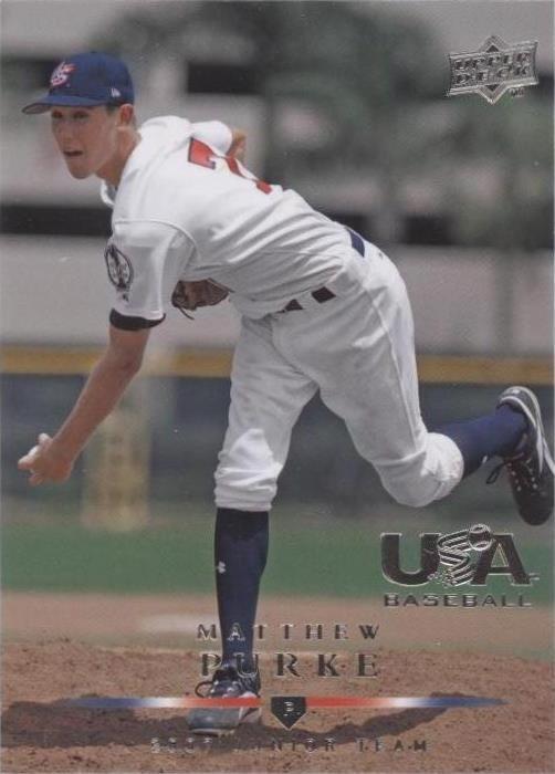 2008 Upper Deck - USA Baseball Junior National Team Matt Purke #USJR-10 ...