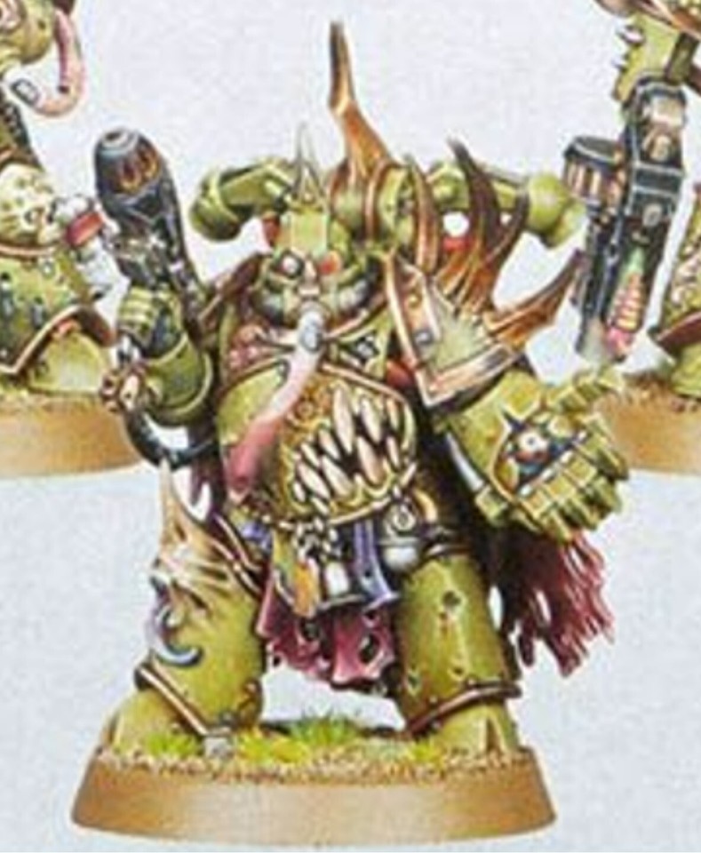 Death Guard Plague Marine Champion Plasma Pistol Warhammer 40k Single 1 ...