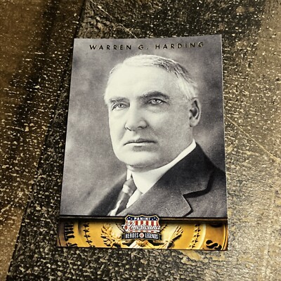 WARREN S. HARDING 2012 PANINI AMERICANA #29 HEROES AND LEGENDS ...