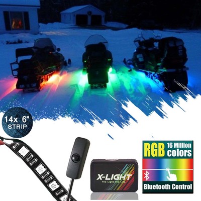 Snowmobile LED Glow Lighting Kit All-Color Body Glow Light Neon Strips ...