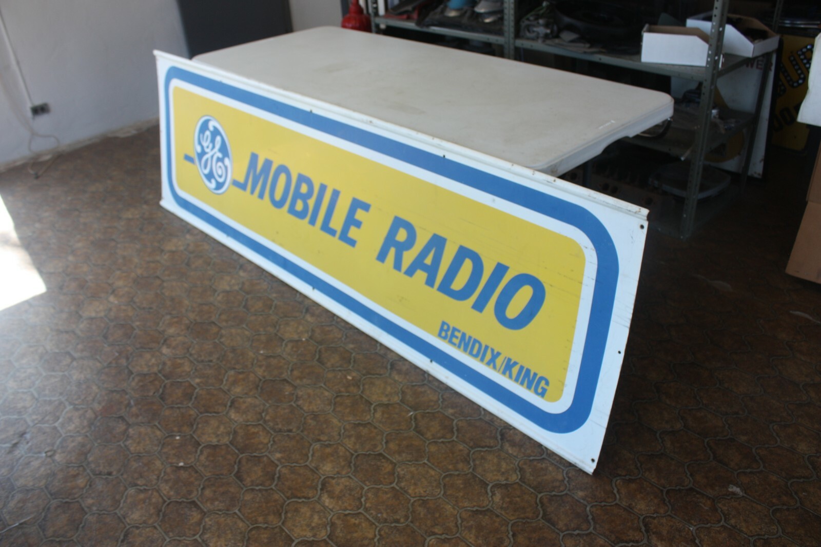 Antique Vintage GE Mobile Radio Bendix King Sign Airplane Avionics ...