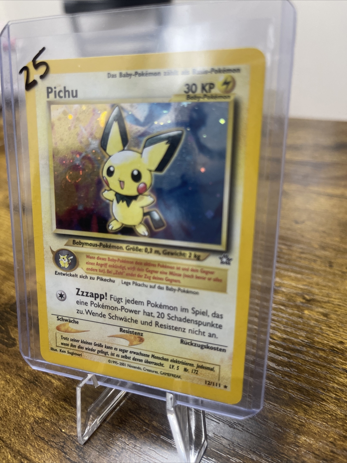Pokémon TCG Pichu Neo Genesis 12/111 Holo Unlimited Holo Rare | eBay