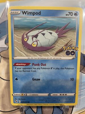 Pokémon TCG Wimpod Pokemon GO 025/078 Regular Common | eBay