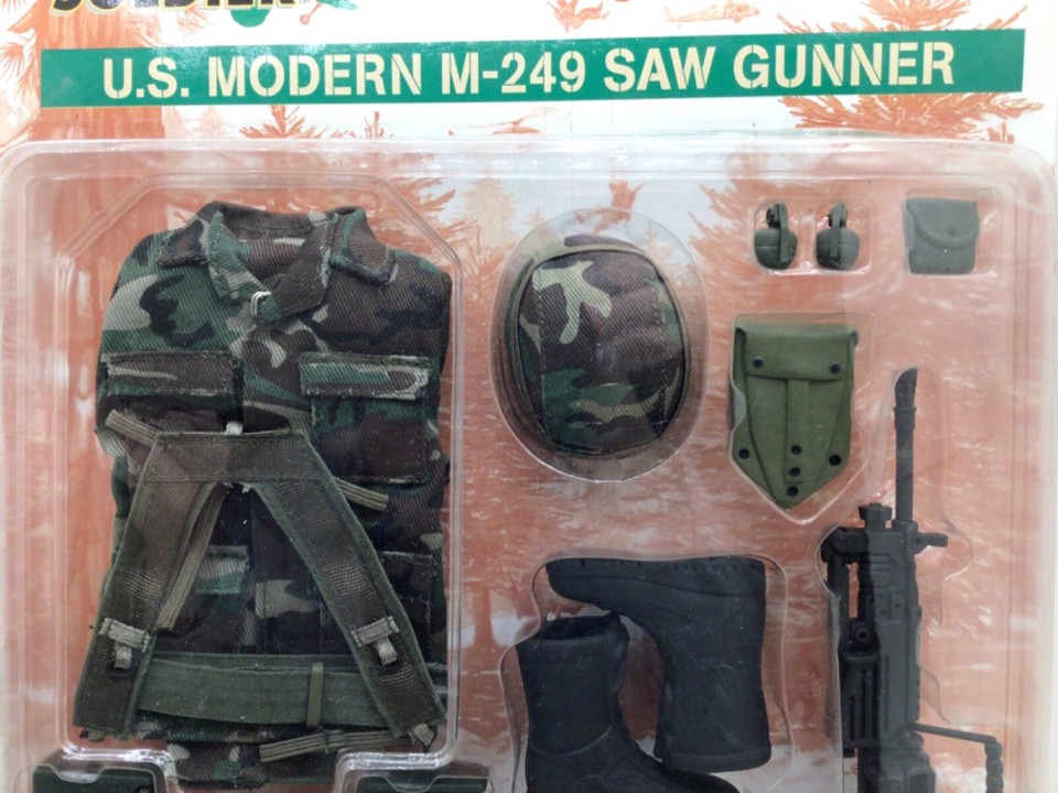 Ultimate Soldier U.S. Modern M-249 Saw Gunner Set FACTORY SEALED | eBay