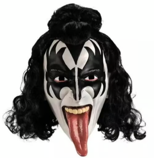 NEW Trick or Treat Studios KISS - The Demon Deluxe Injection Mask~ FREE ...