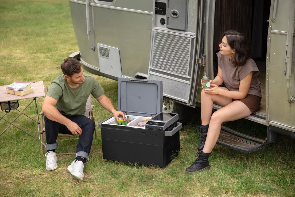 EcoFlow GLACIER Car Refrigerator, Ice Maker, for Camping, Used ...