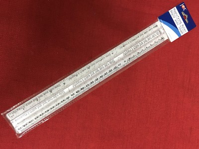 Jot MAGNIFYING RULER 12 INCH (30 cm) CLEAR PLASTIC RULERS | eBay