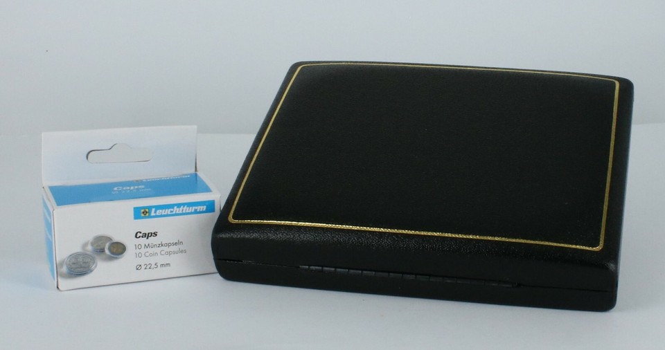 Gold Sovereign Deluxe Black Storage Cases Choose Design FULL HALF ...