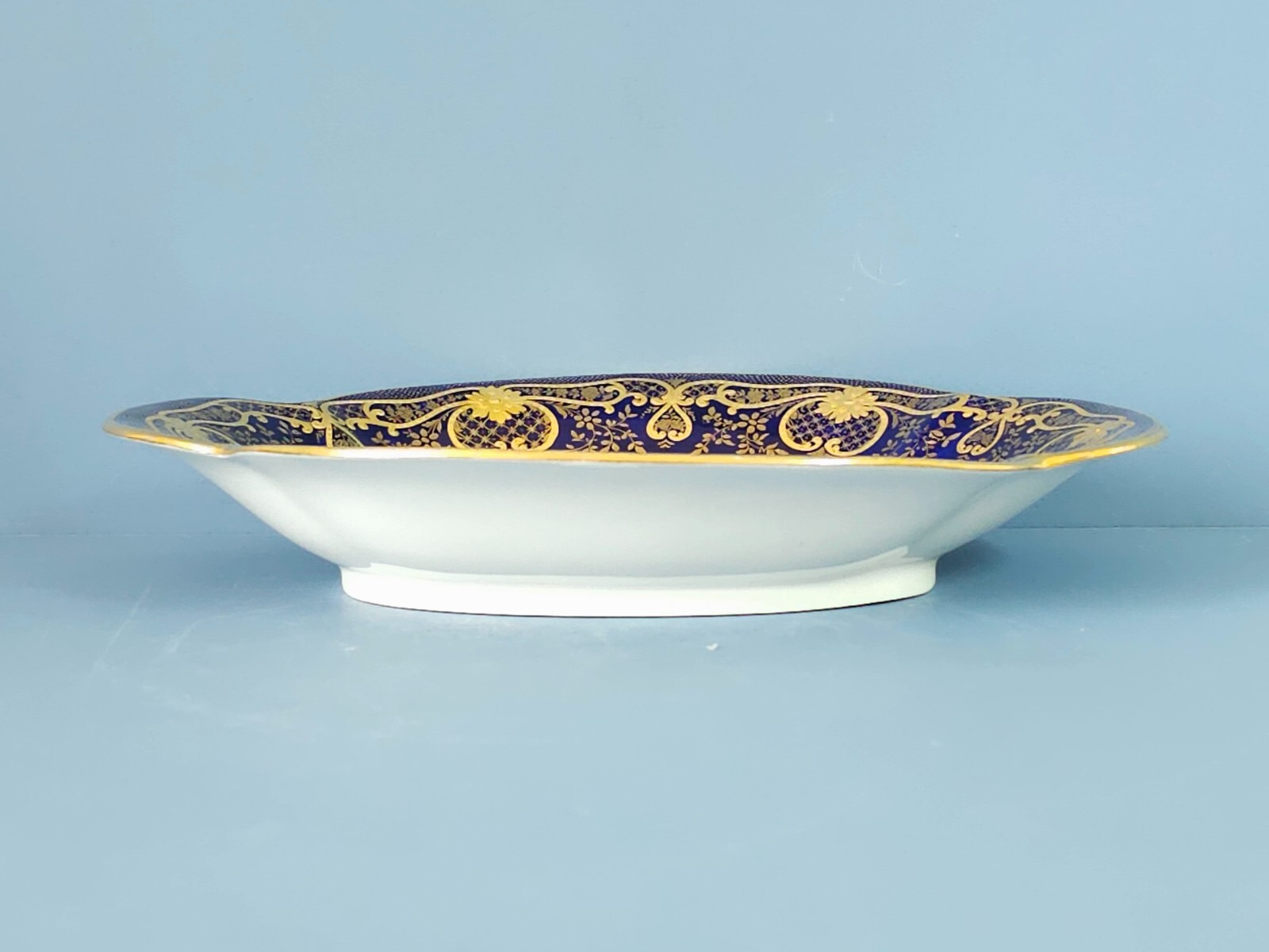 Paragon Porcelain oval dish, Titled Autumn Leaves, Signed F ...