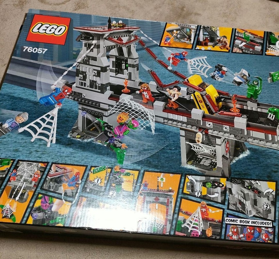 LEGO 76057 Marvel Spider-Man Battle on the Bridge [New and Unopened ...