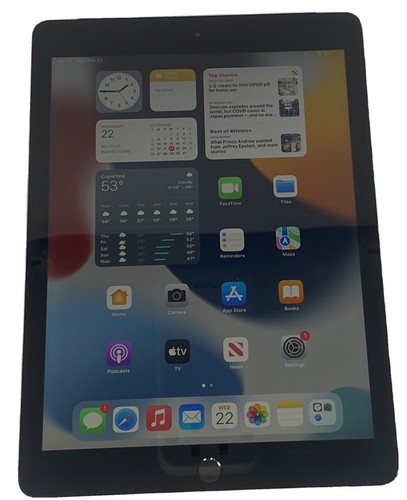 Apple iPad 6th Gen 9.7" A1954 128GB Gray Cellular + Wi-Fi -Screen Burns ...