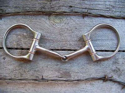 Bit - Brushed SS Dee with Curved Snaffle, Copper Inlay | eBay