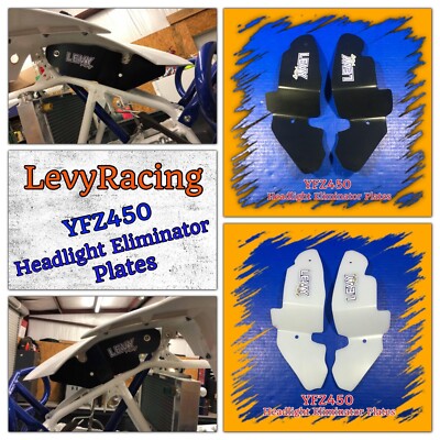 LevyRacing Headlight Eliminator Plates (WHITE) | eBay