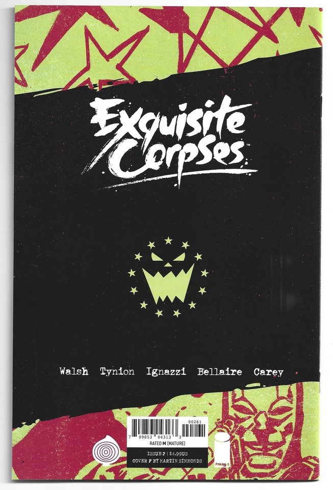 Exquisite Corpses #2 1:50 Martin Simmonds Virgin Variant Image 2025 VF ...