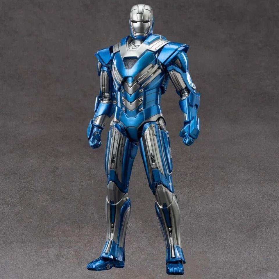 ZD Toy iron man Mark30 action figure iron man 3 BLUE STEEL Marvel ...