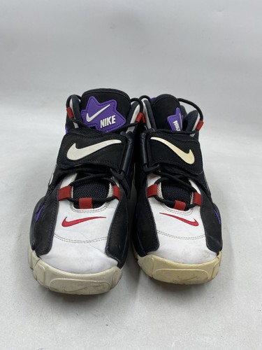 Nike Air Barrage Mid QS Raptors Black Red White Athletic M 9.5 | eBay