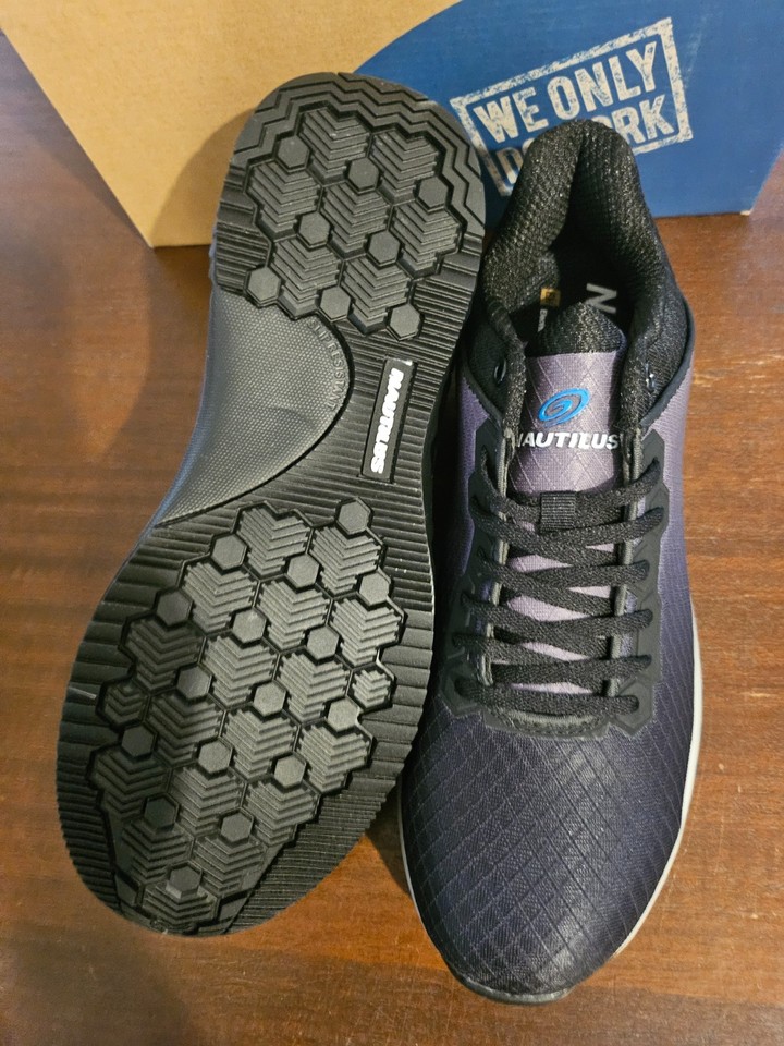 Nautilus Safety Footwear N1887 Altus EH Metal Free Slip Resistant Black ...