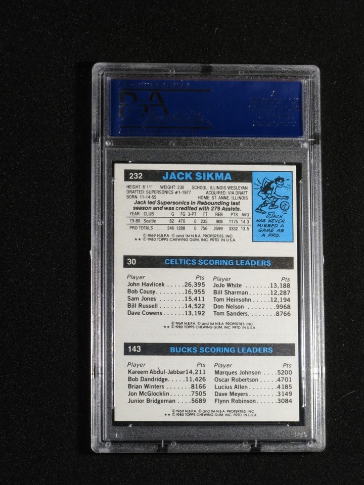 1980 Topps Larry Bird Marques Johnson Jack Sikma PSA 9 HOF | eBay
